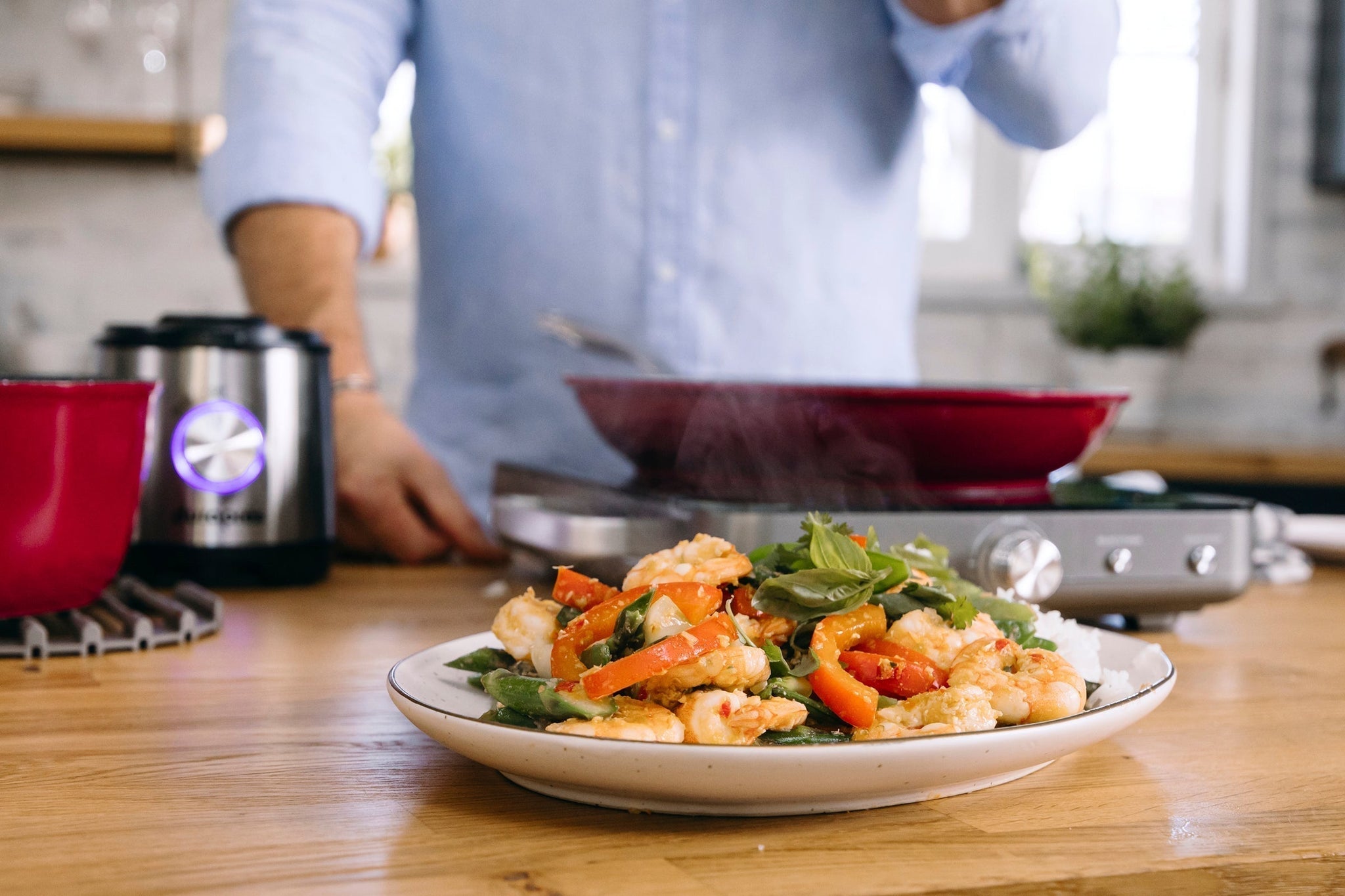 Lemongrass Prawn Stir-Fry